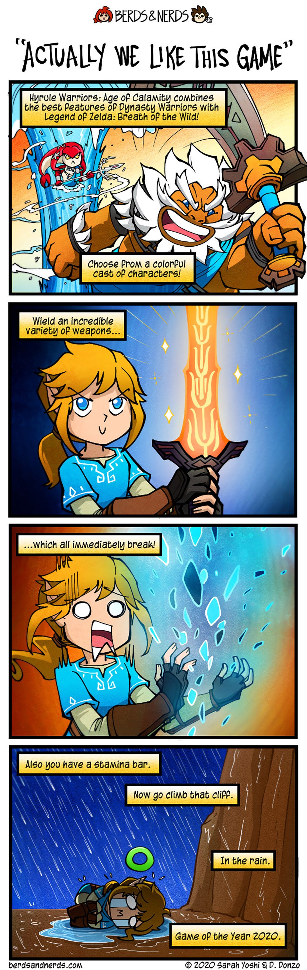 10 Hyrule Warriors: Age Of Calamity Comics That Are Too Hilarious For Words