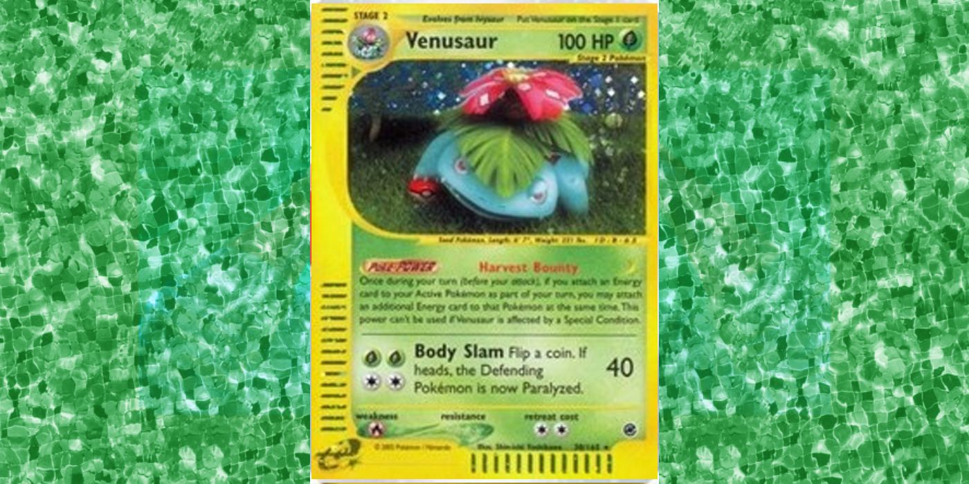 Pokemon: The 10 Most Valuable Venusaur Cards