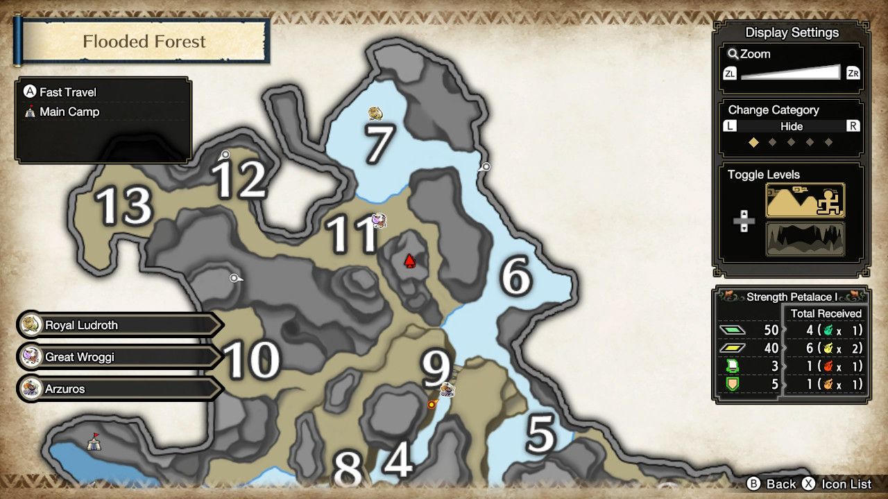 Locations Of All Sub Camps In Monster Hunter Rise