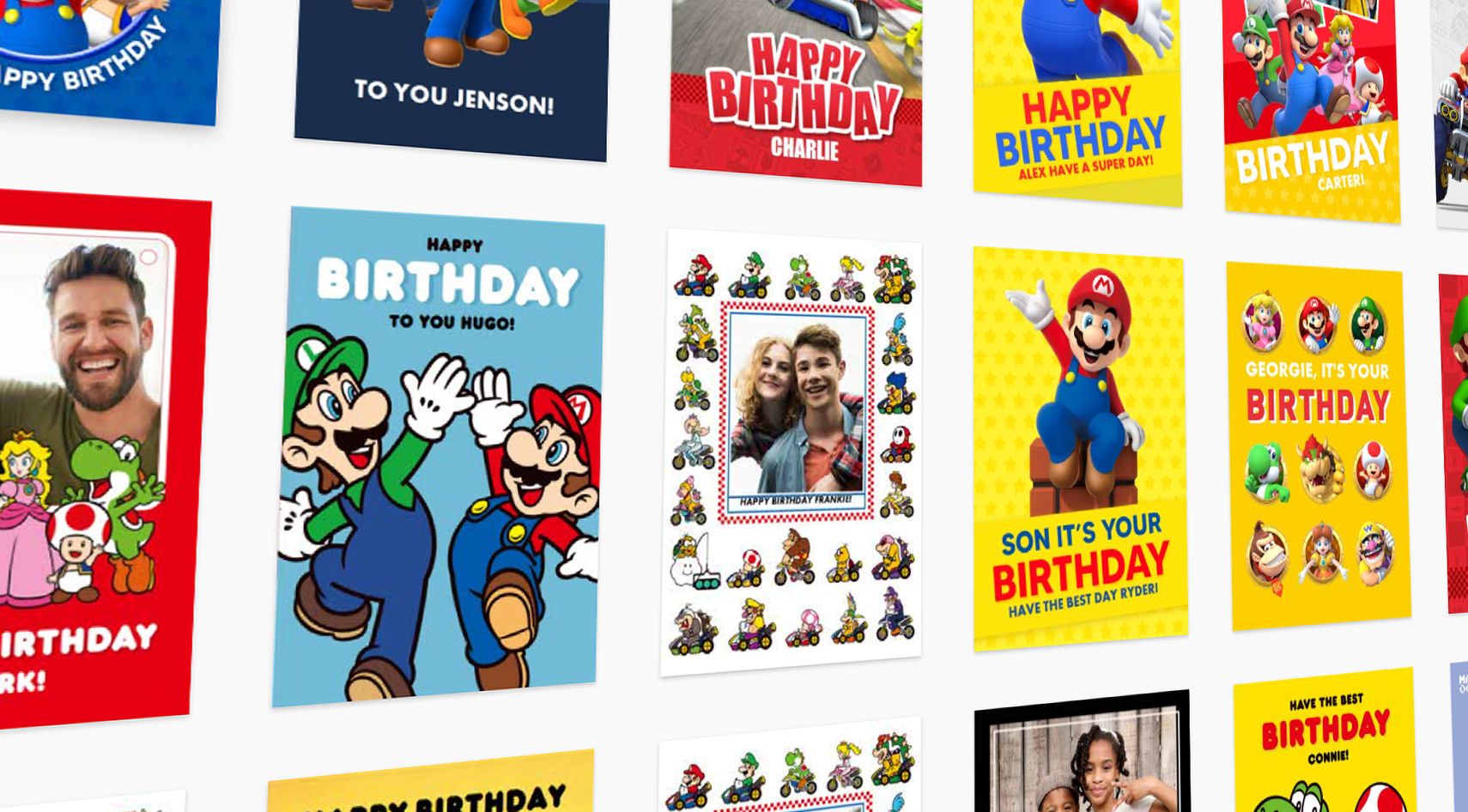 Moonpig Launch Official Super Mario Greeting Cards Range