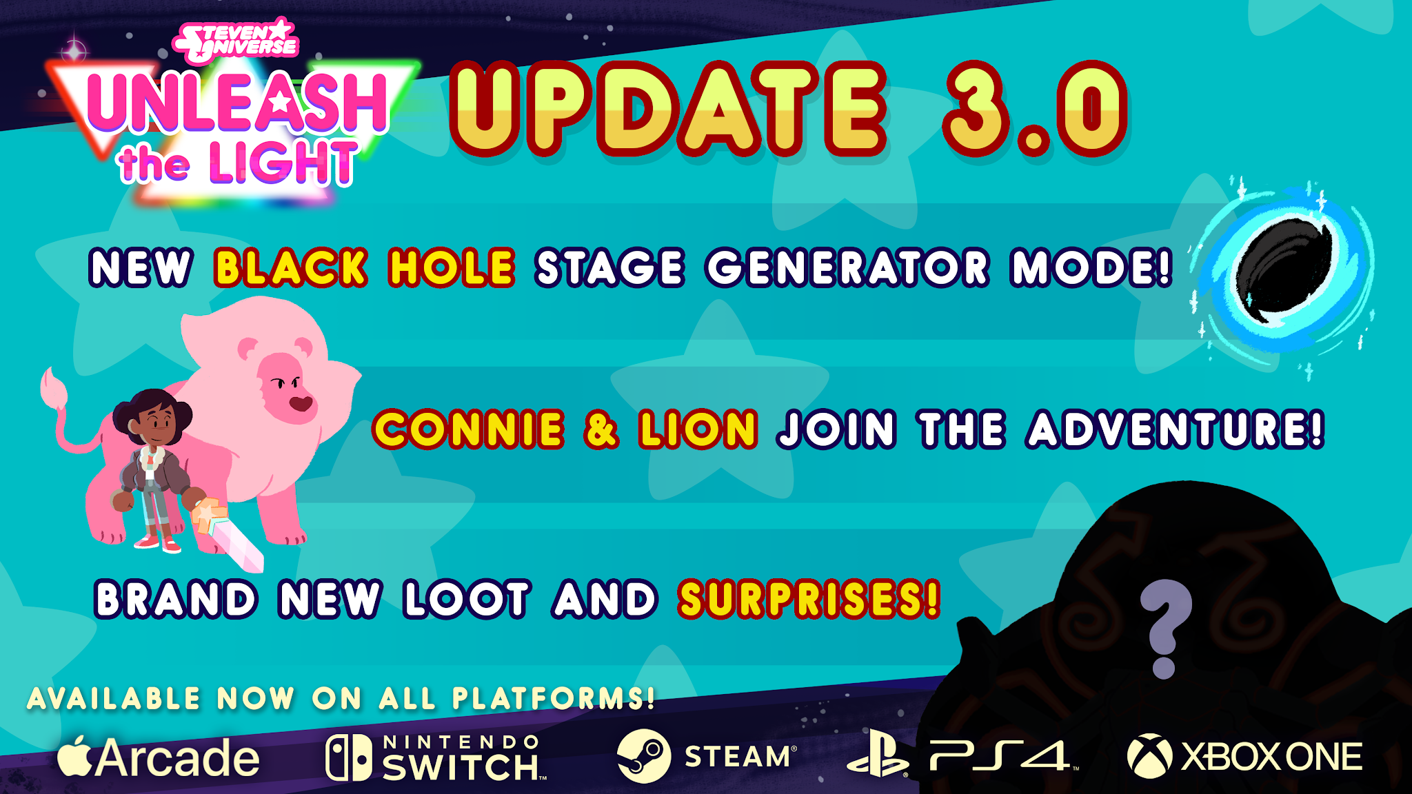 Steven Universe: Unleash The Light Update 3.0 Adds Connie And Lion