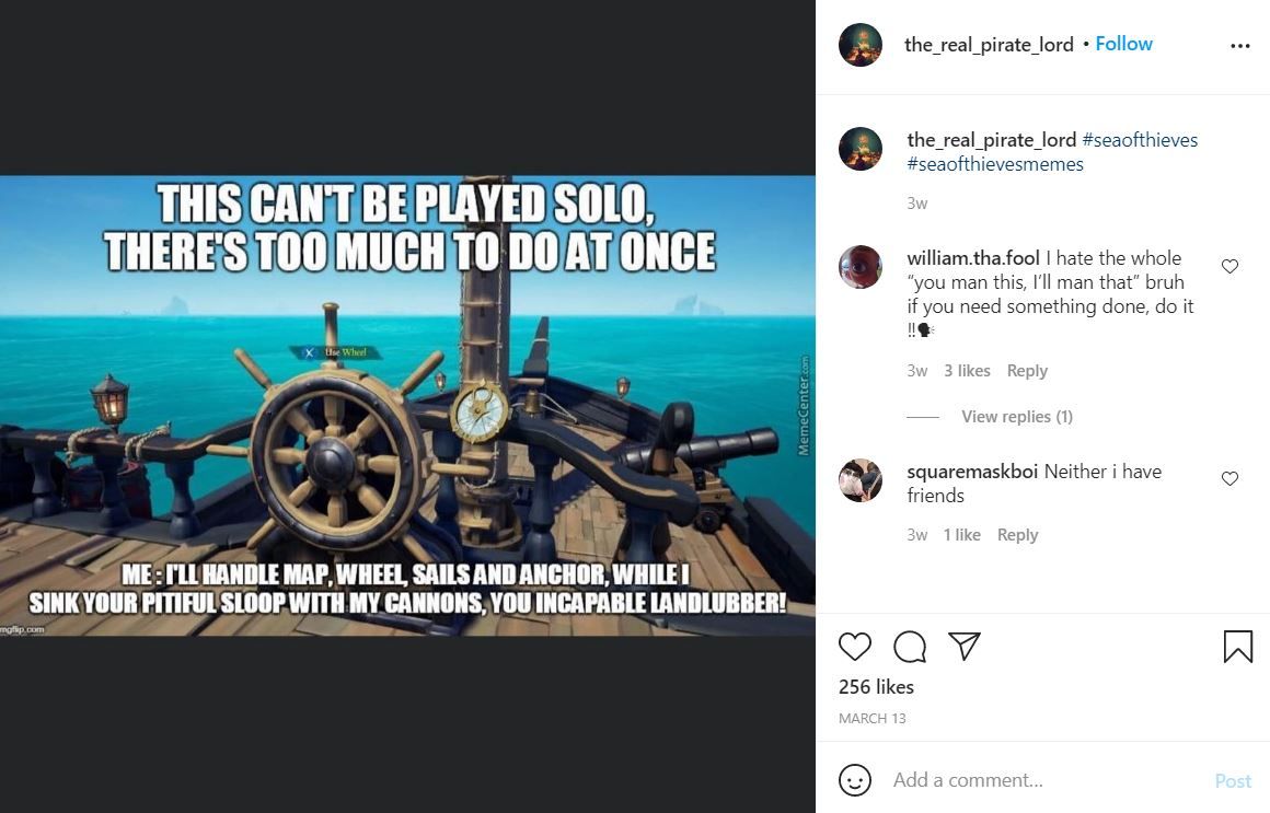 Sea Of Thieves: 10 Memes That True Pirates Will Find Hilarious