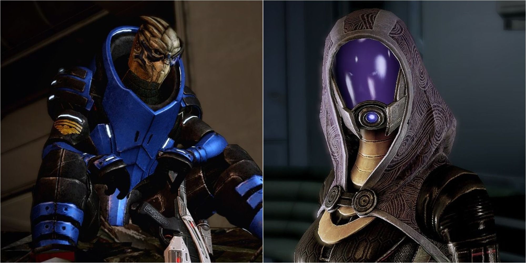 Masseeffekt Tapet Garrus Og Tali