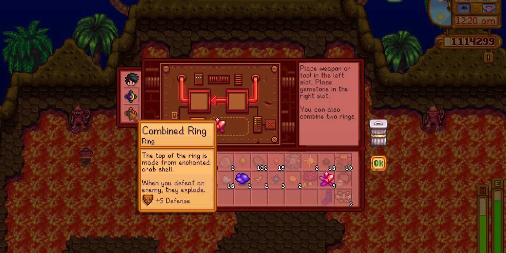 How To Forge And Enchant Weapons At The Volcano Forge In Stardew Valley