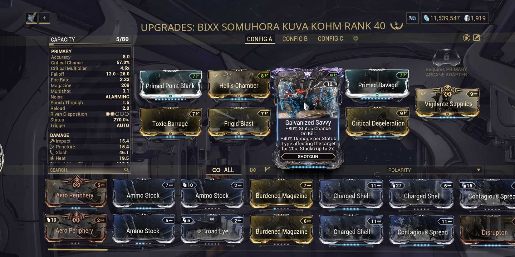 Warframe: Galvanized Mods And Weapon Arcane Guide