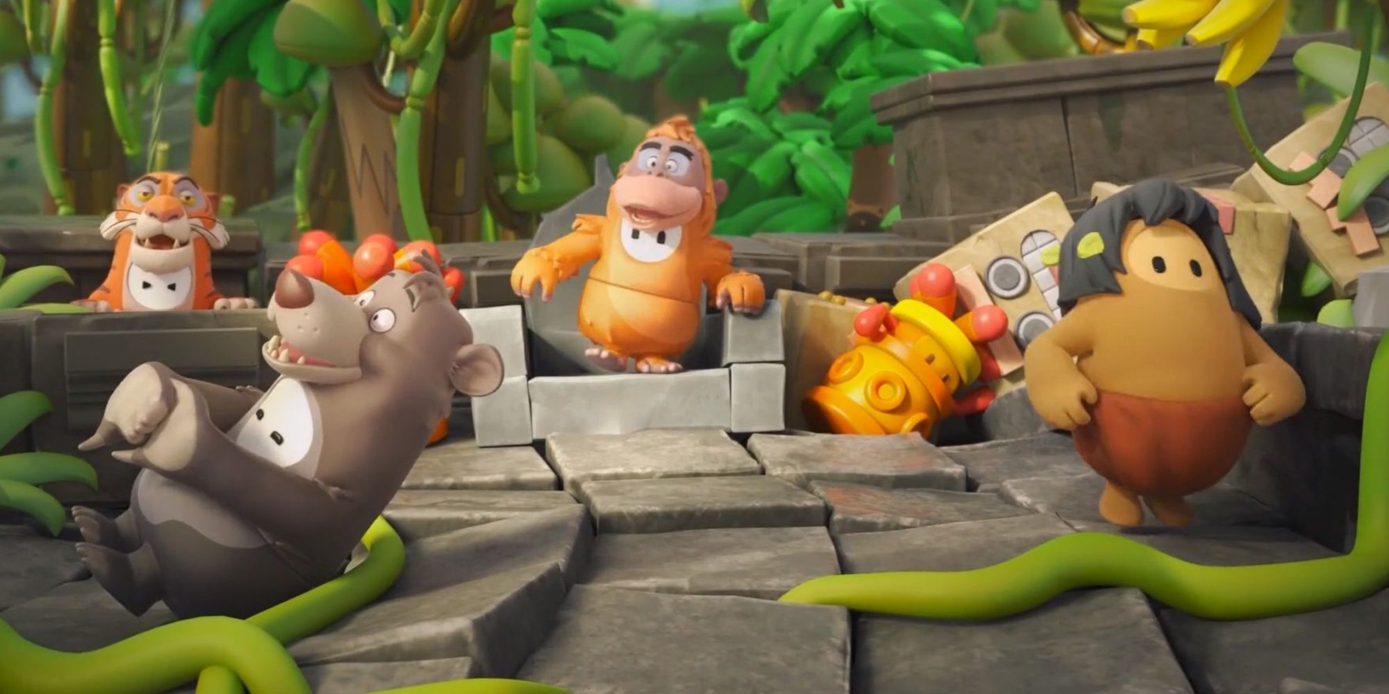 Fall Guys Meets Disney In New Jungle Book Crossover Skin Events