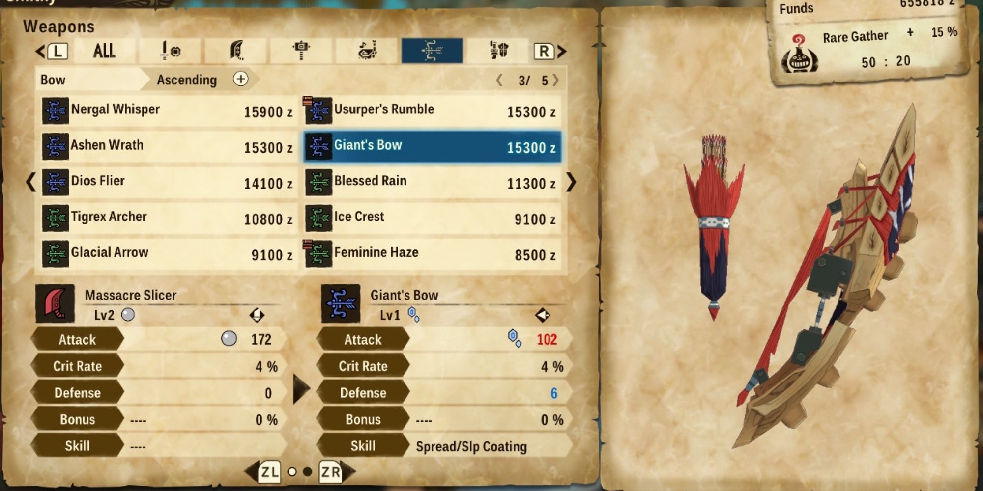 10 Bows In Monster Hunter Stories 2, Worst To Best