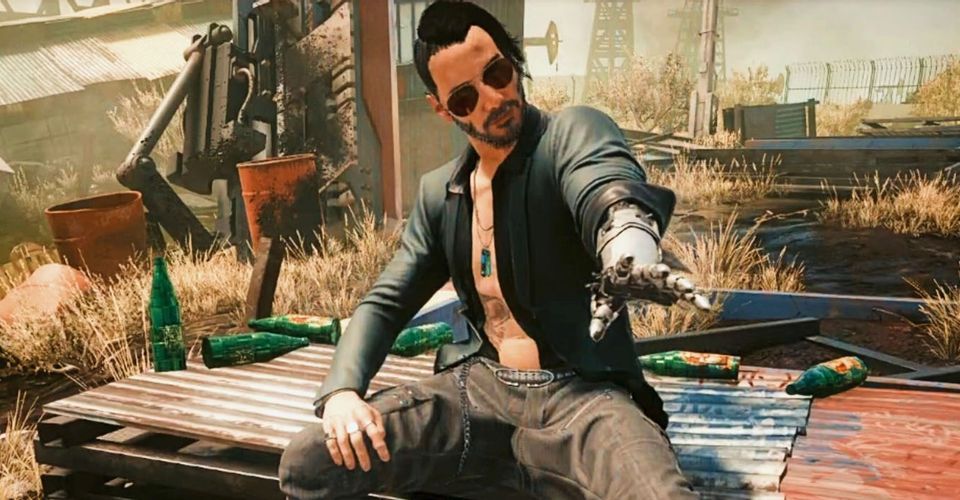 Cyberpunk 2077 Mod Keeps Johnny's Alternative Outfit Without The Awful ...