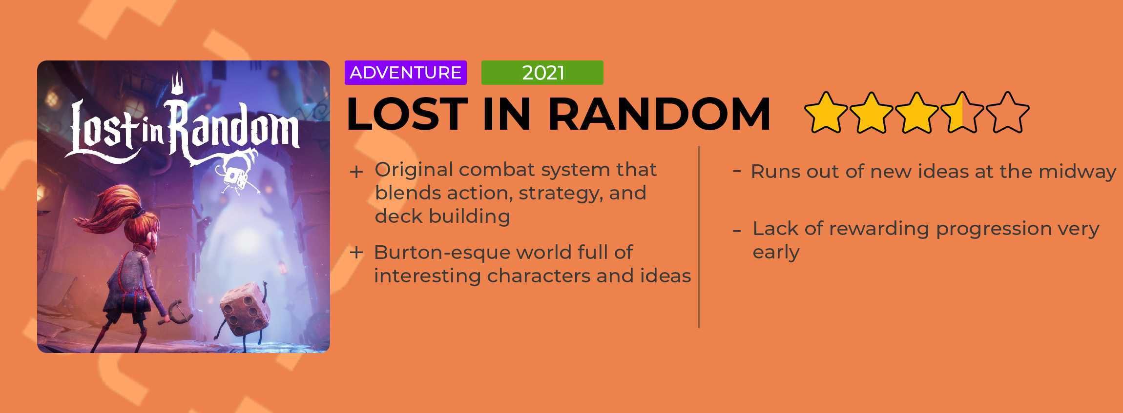 Lost In Random Review: A Dicey Situation