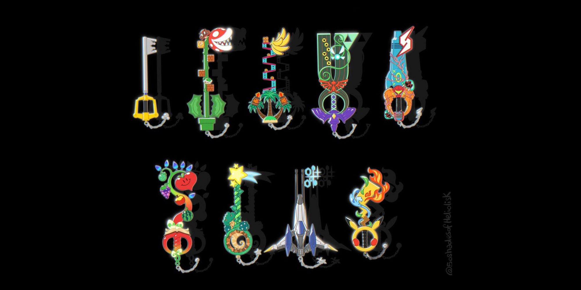 Todos Os Keyblades List Of Keyblades | The United Organization Toons