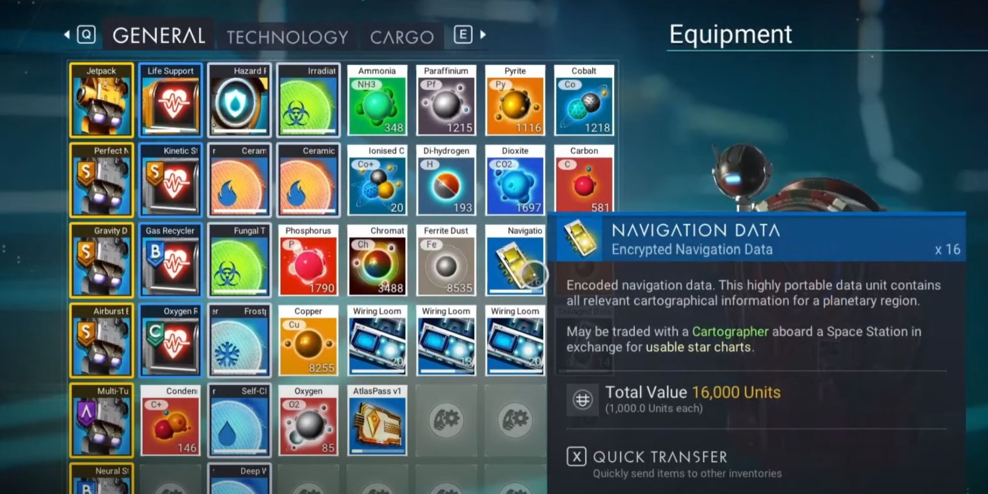 No Man's Sky: Where To Find Navigation Data