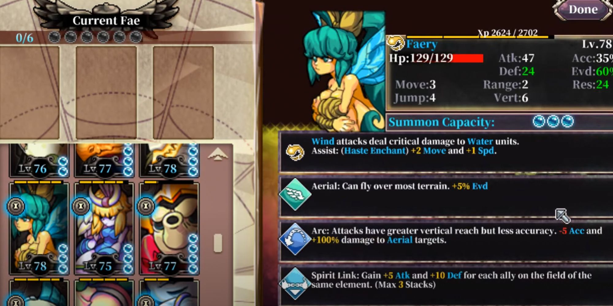 Fae Tactics: 12 Best Summons