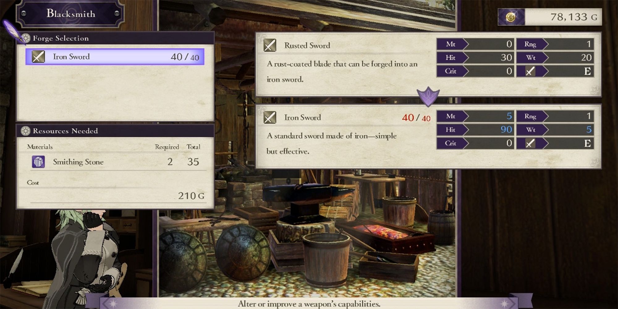 How To Forge Rusted Weapons In Fire Emblem: Three Houses