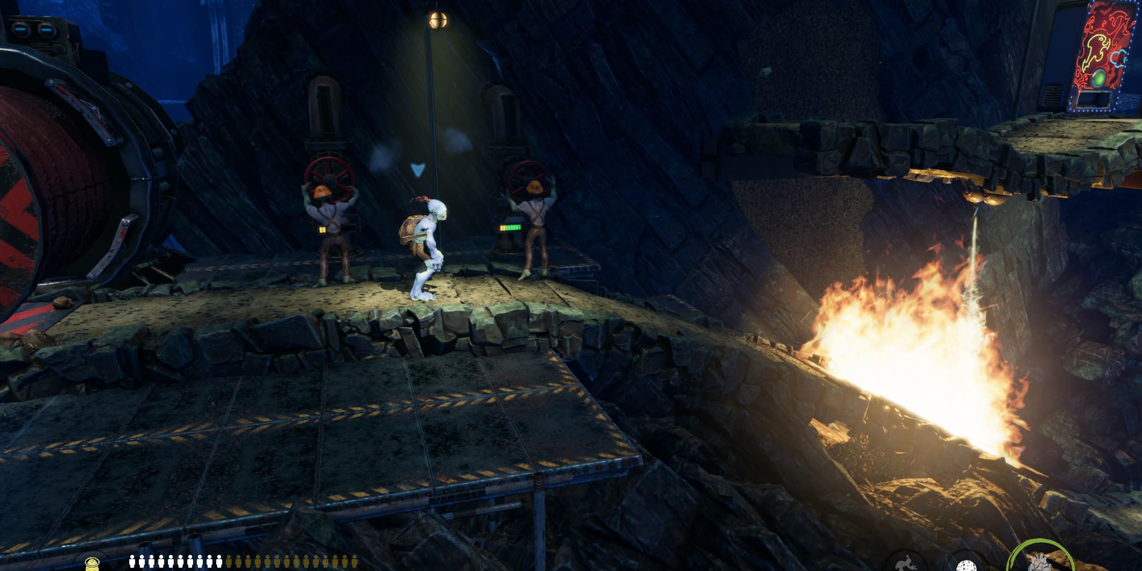 Where To Find All Mudokons In The Mines In Oddworld Soulstorm