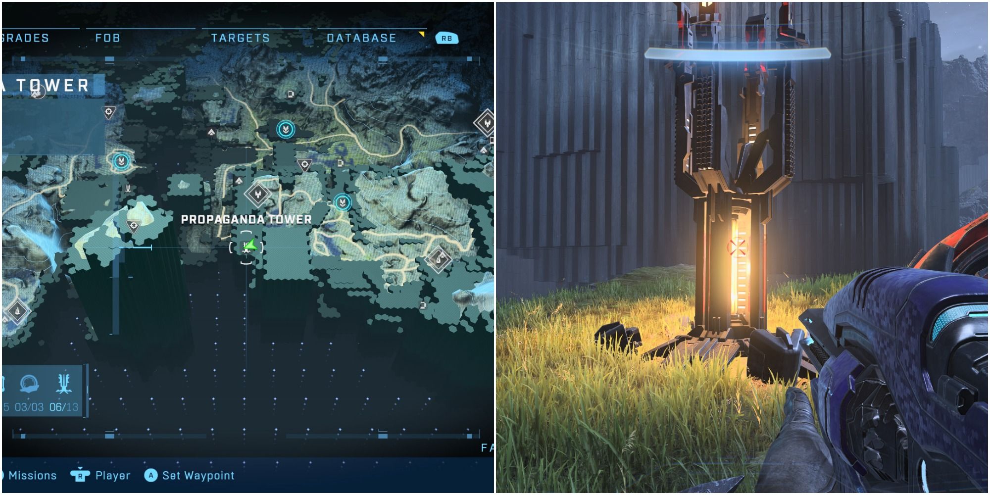 How To Find Every Propaganda Tower Location On Halo Infinite