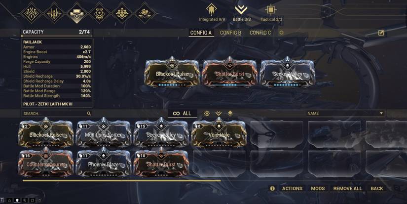 Warframe: The Best Railjack Builds