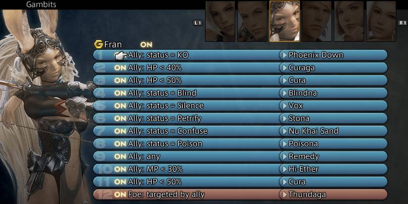 How To Use Gambits In Final Fantasy 12