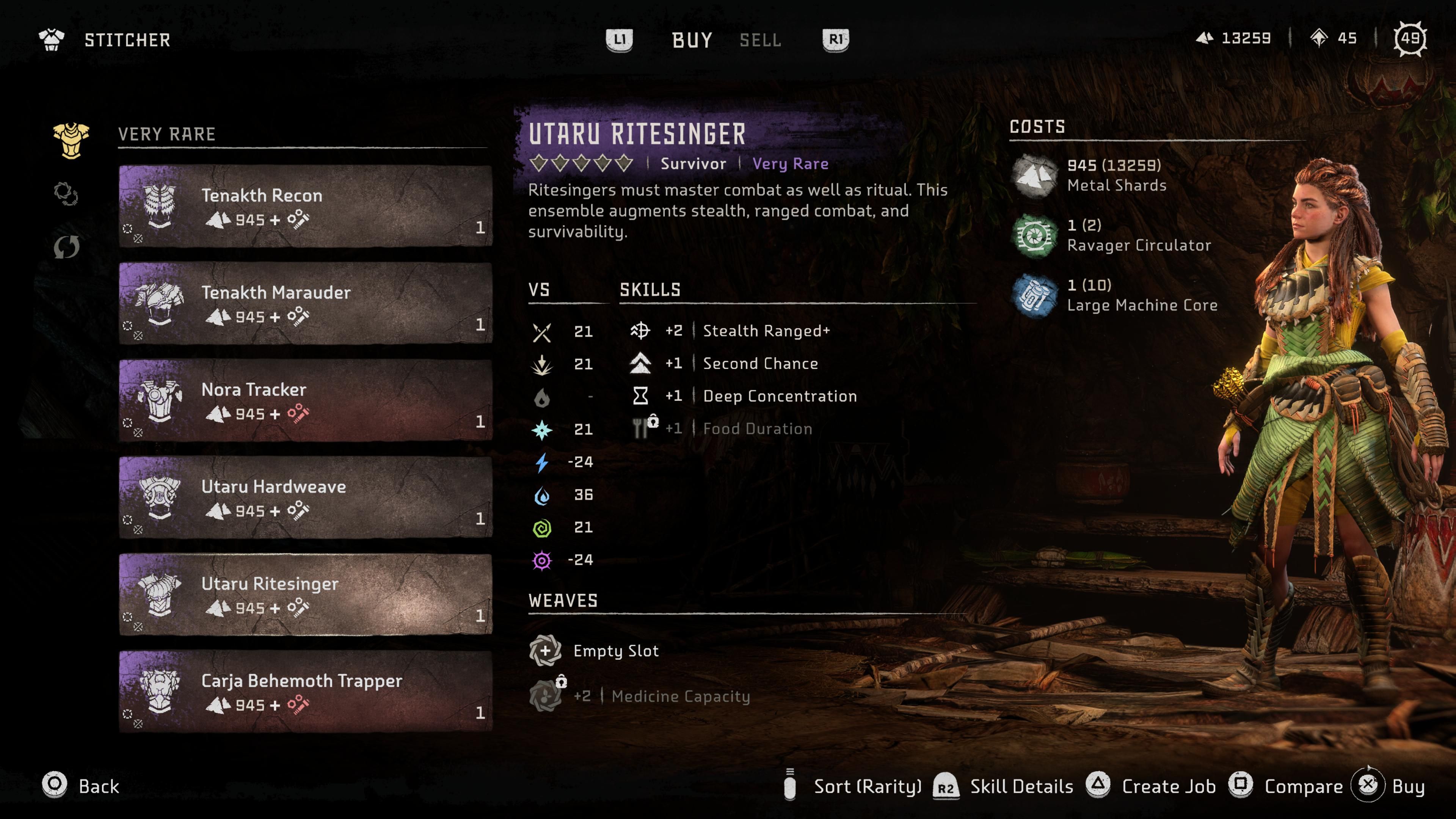 HFW: Every Outfit And How To Get Them