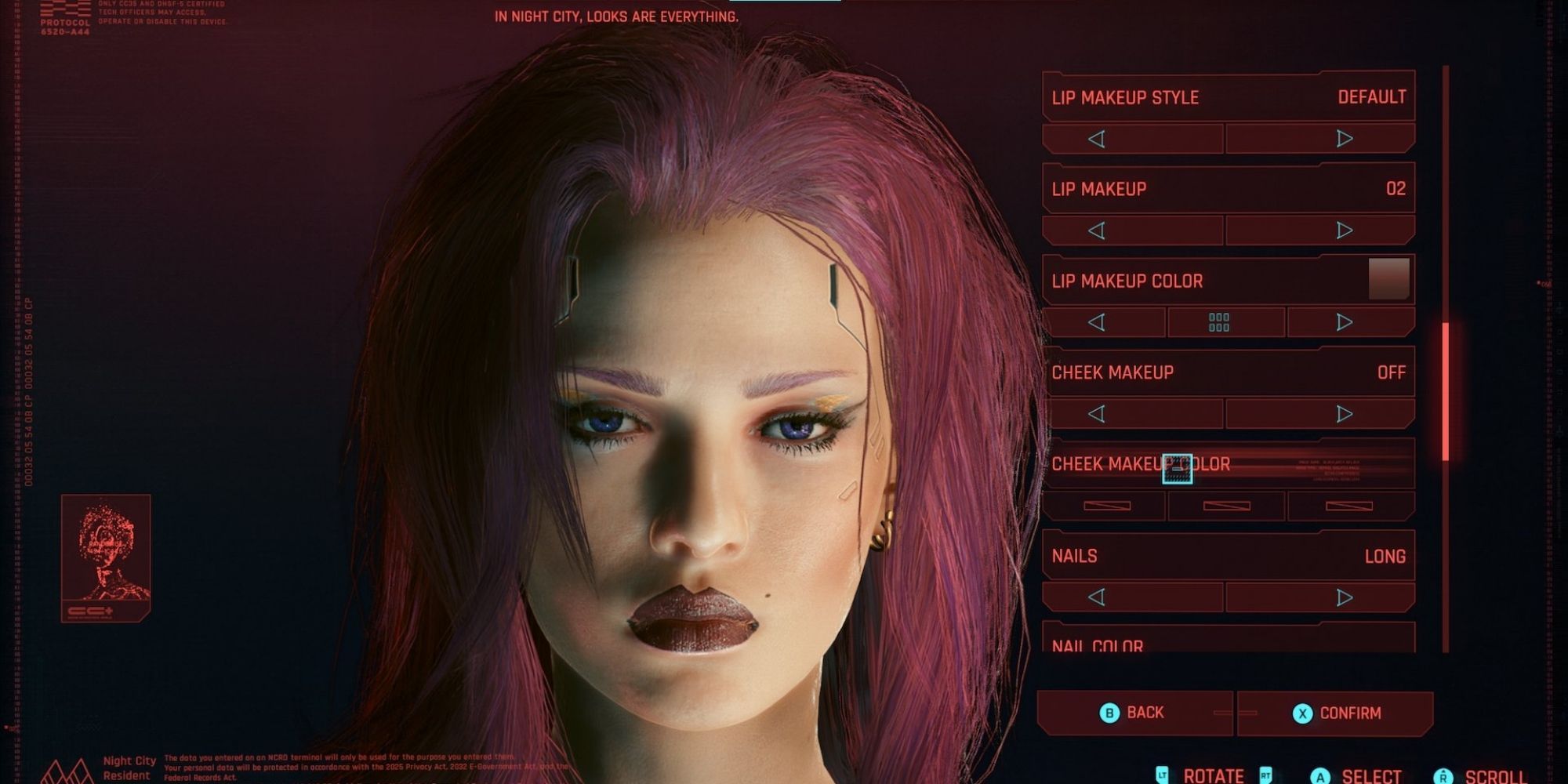 Cyberpunk 2077 Character Creation Template Cyberpunk 2077 Character Creation Template