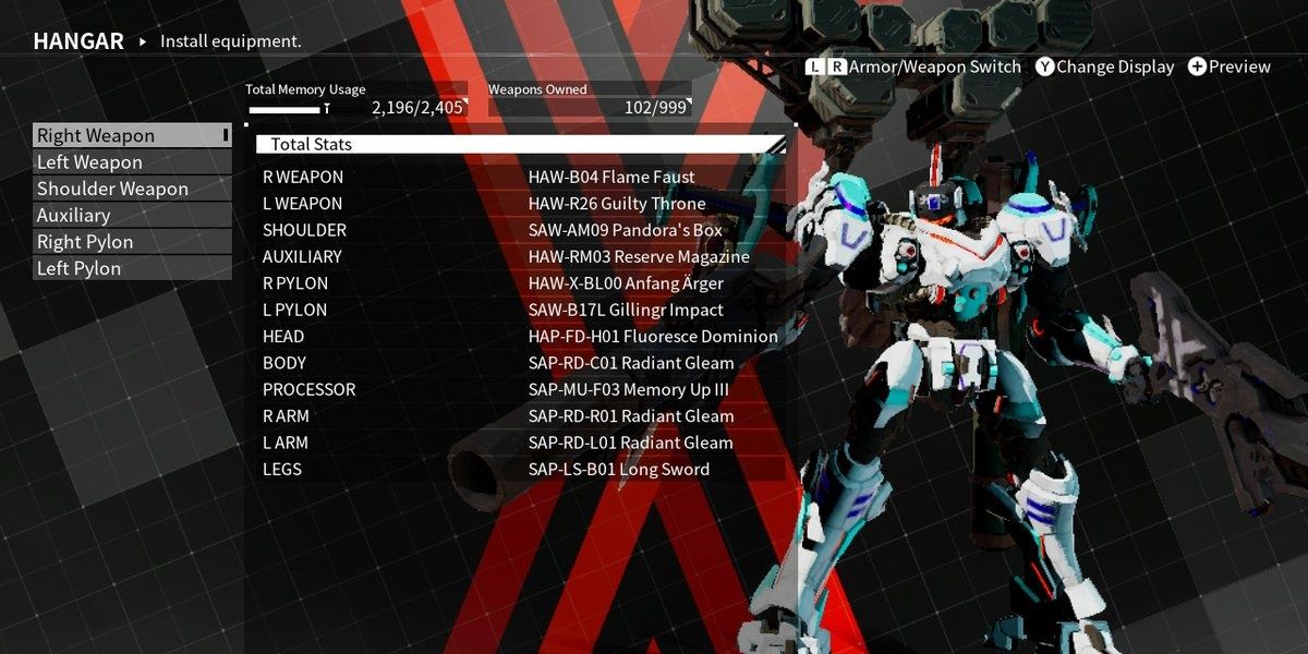 Daemon X Machina: 5 Best Weapons