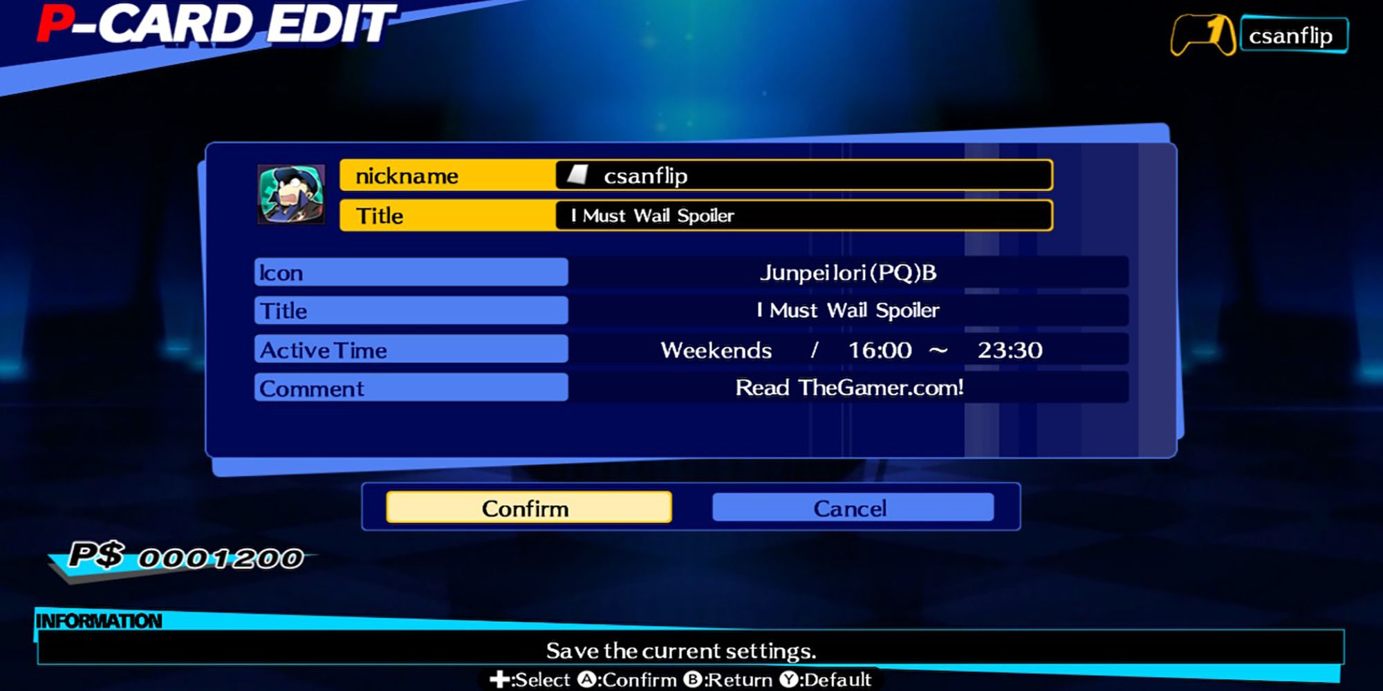 How To Start Playing Online In Persona 4 Arena Ultimax