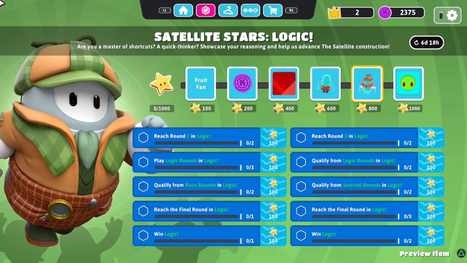 How To Earn The Star Detective Costume In Fall Guys