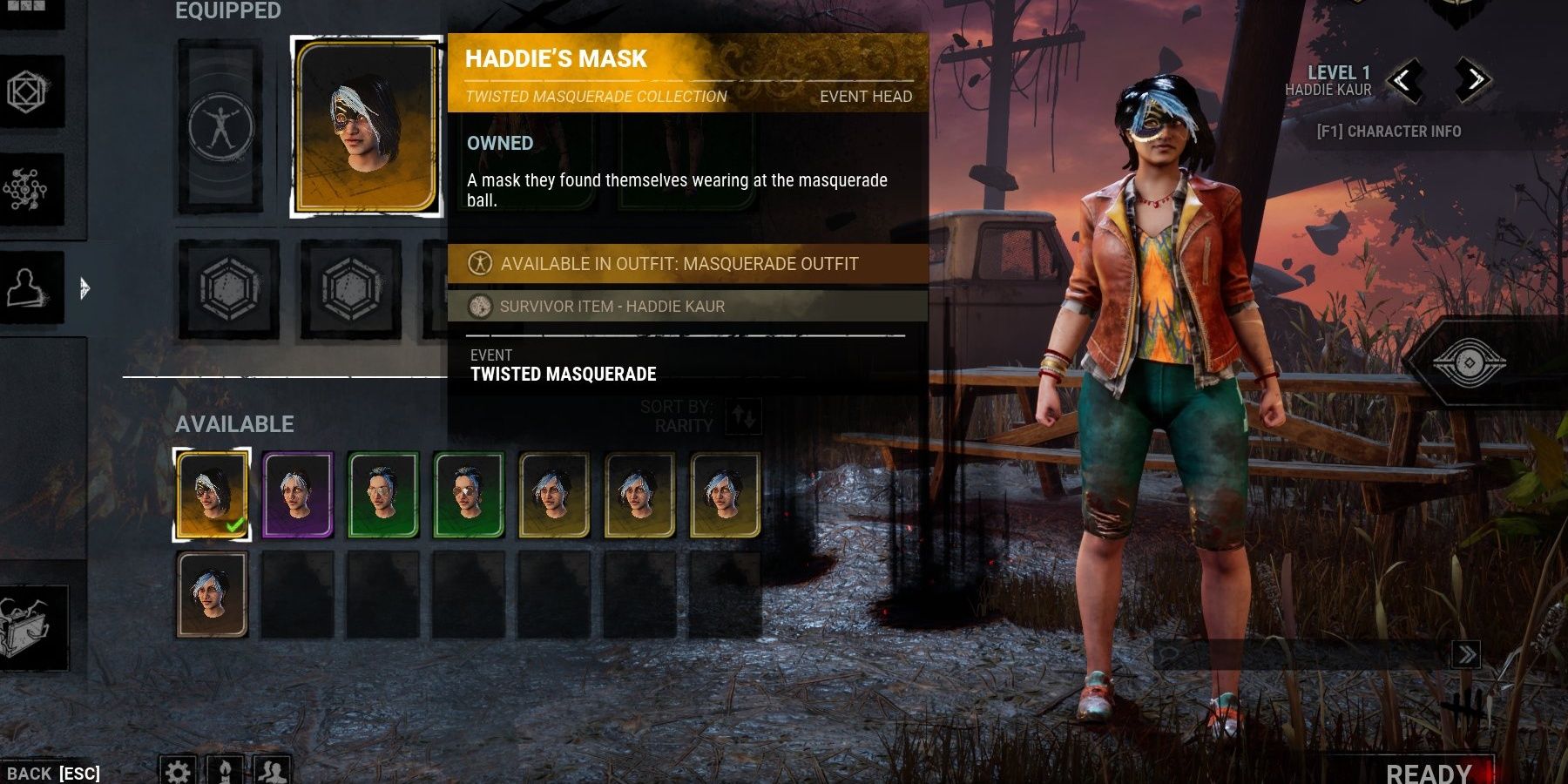 Dead By Daylight: All 13 Twisted Masquerade Masks, Ranked