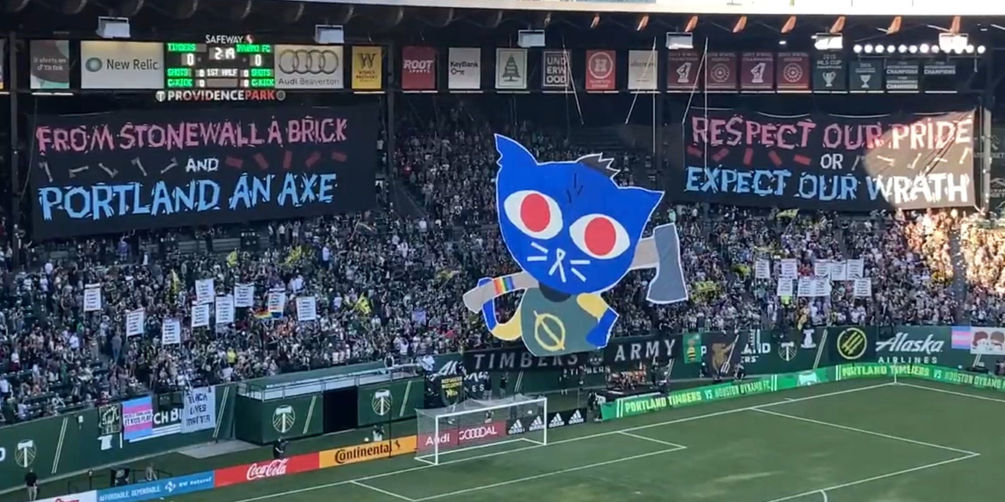 Night In The Woods' Mae Delivers Message Of Pride At Portland Football ...