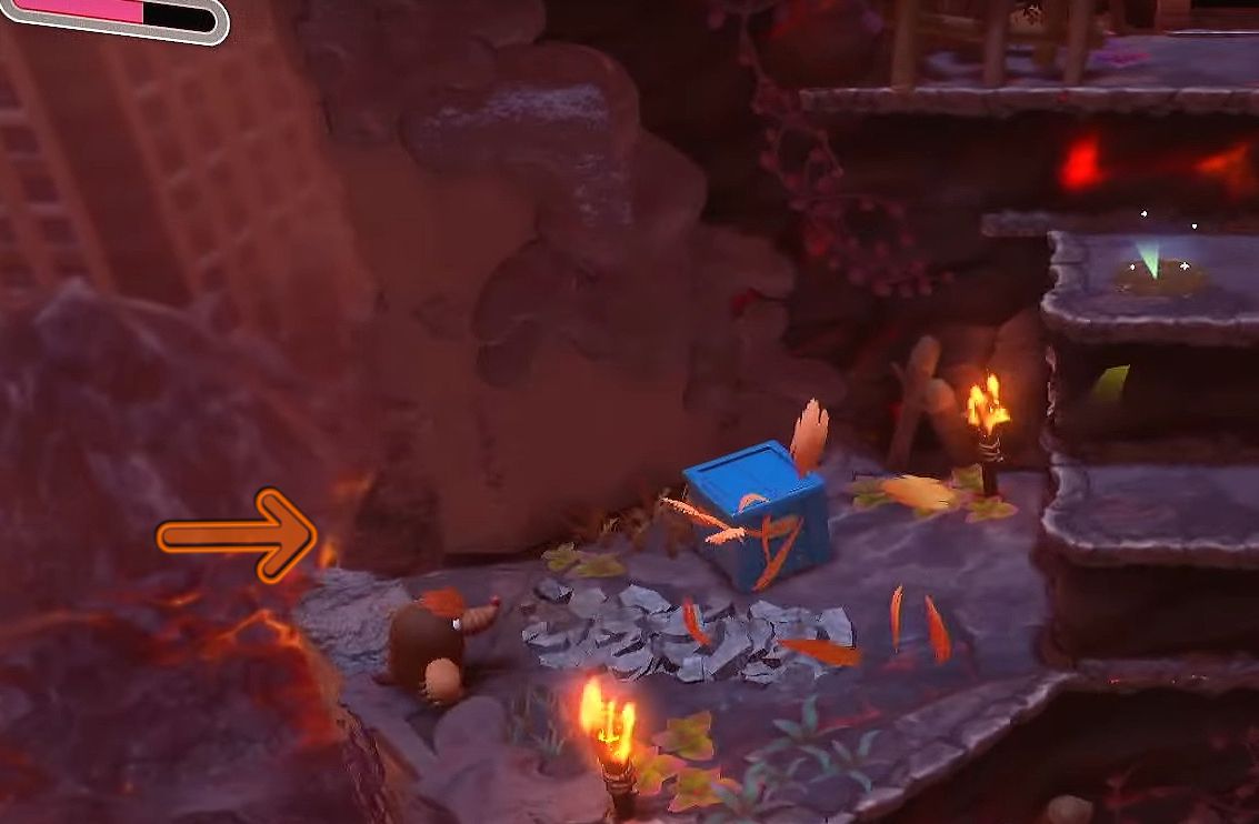 Fiery Forbidden Lands Secret Passage Location In Kirby And The ...