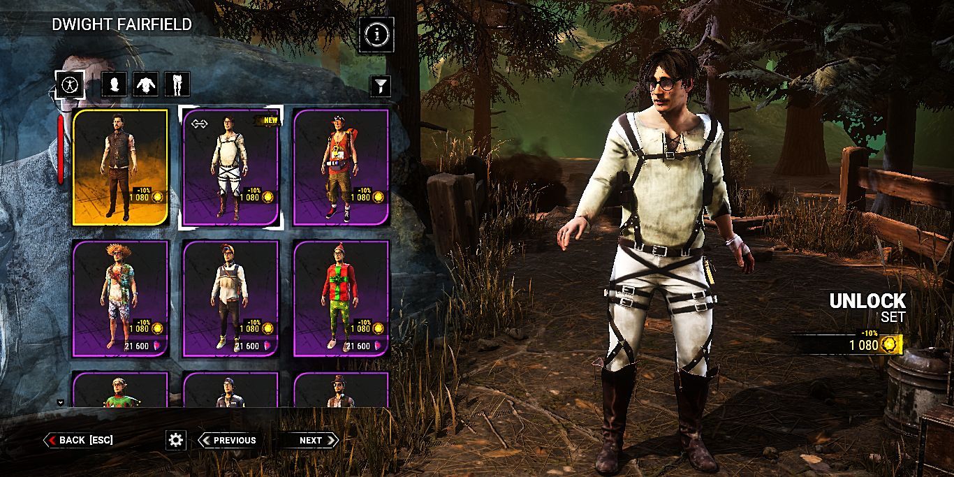 Dead By Daylight: Attack On Titan Outfits, Ranked