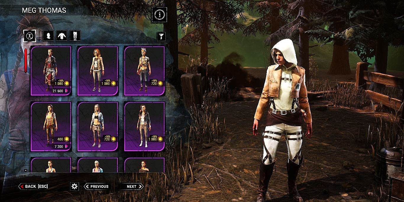 Dead By Daylight: Attack On Titan Outfits, Ranked
