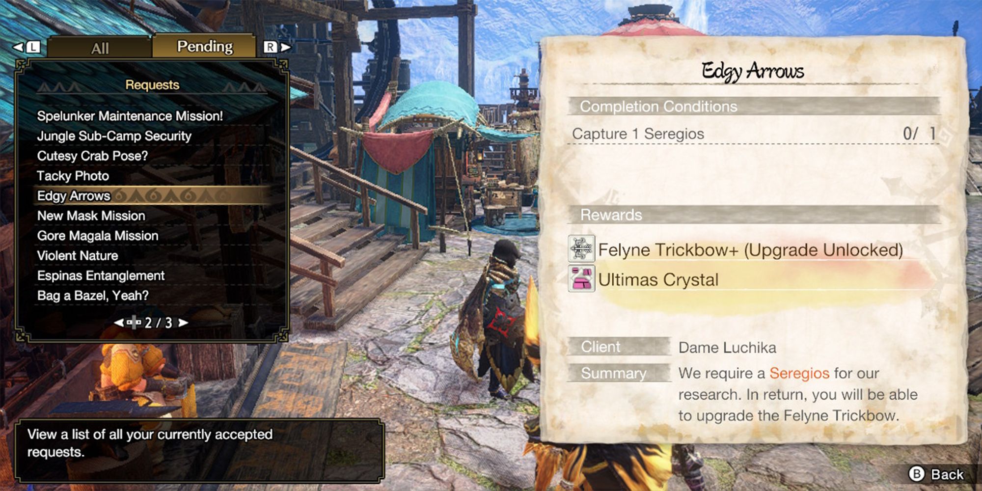 How To Complete The Edgy Arrows Side Quest In Monster Hunter Rise: Sunbreak
