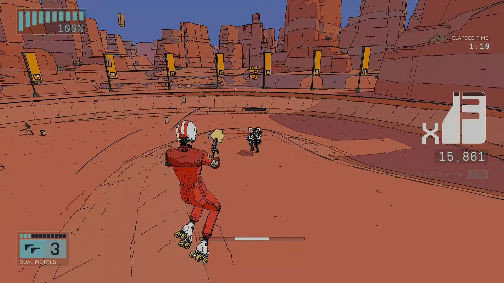 How To Beat Morgan Fray's Score In Rollerdrome's Pike's Canyon