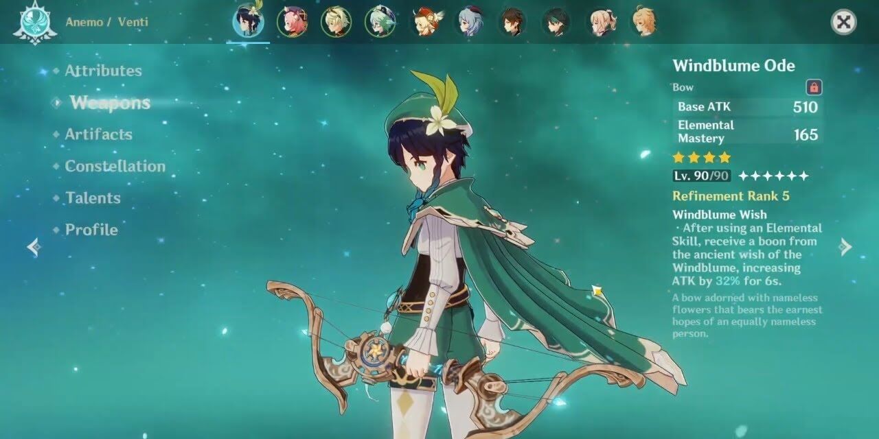 The Best Weapons For Tighnari In Genshin Impact