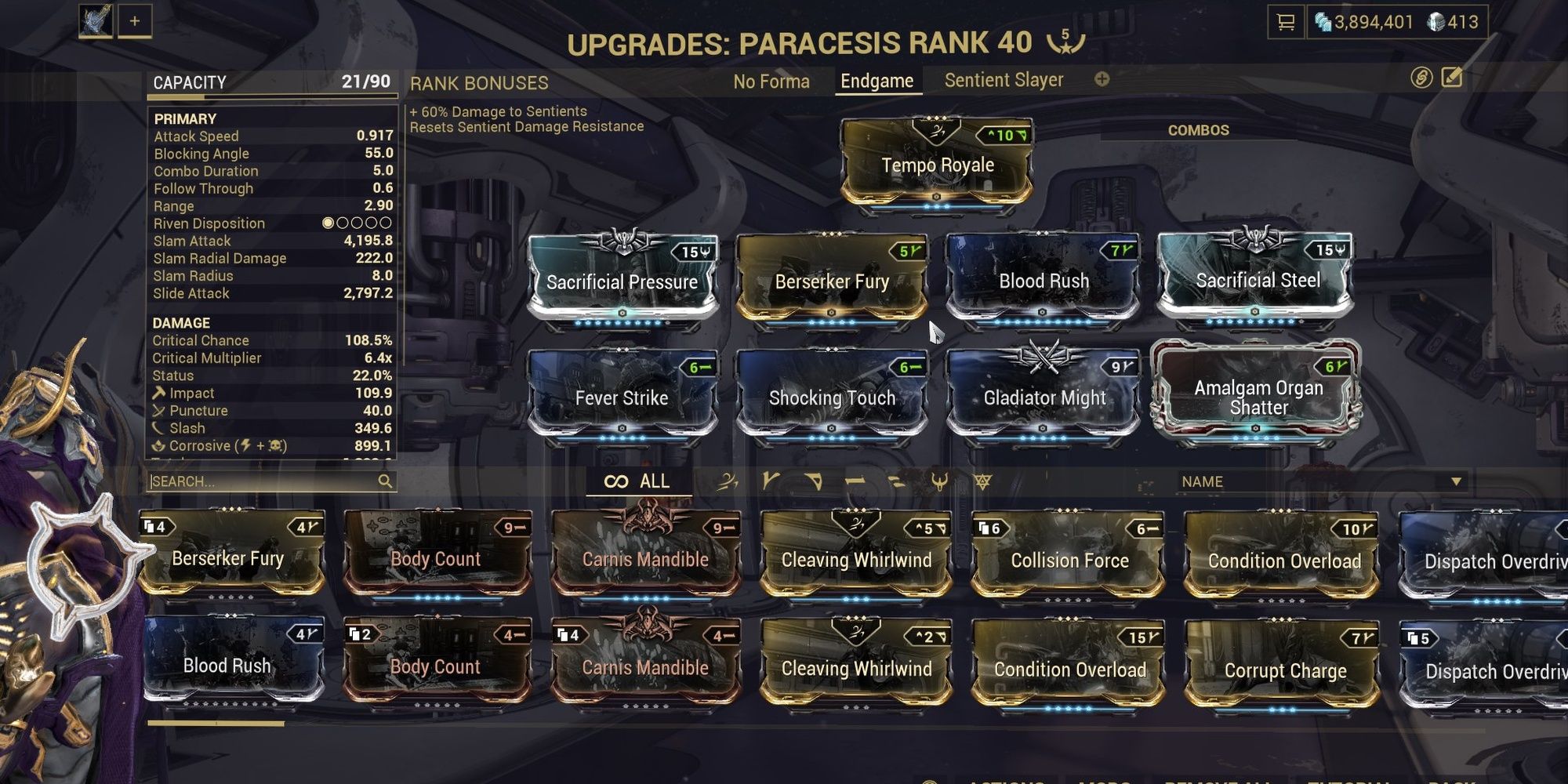 The Best Paracesis Build – Warframe