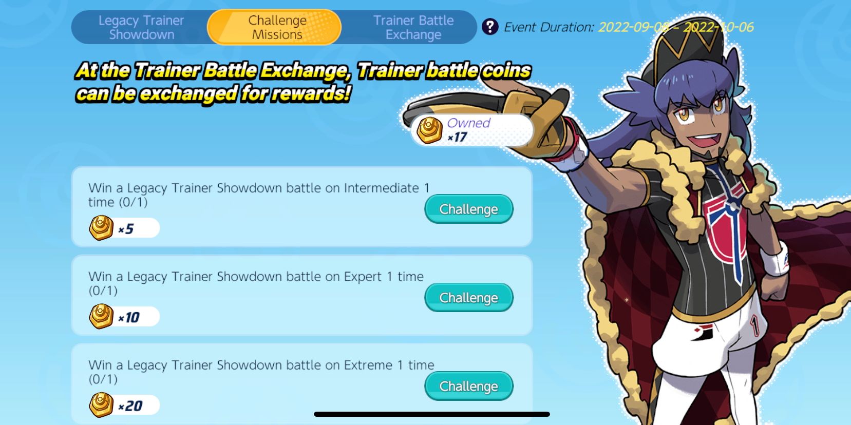 Legacy Trainer Showdown Guide For Pokemon Unite