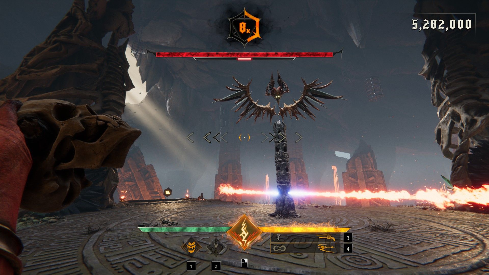 How To Defeat Incaustis Hell Boss In Metal: Hellsinger