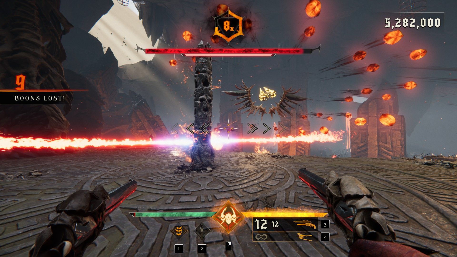 How To Defeat Incaustis Hell Boss In Metal: Hellsinger
