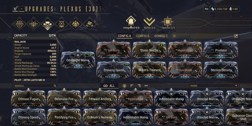 Warframe: The Best Railjack Builds