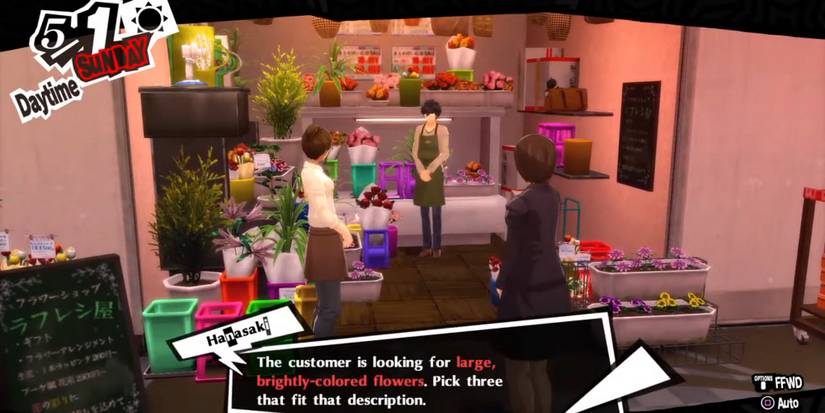 Rafflesia Flower Shop Job Guide For Persona 5 Royal