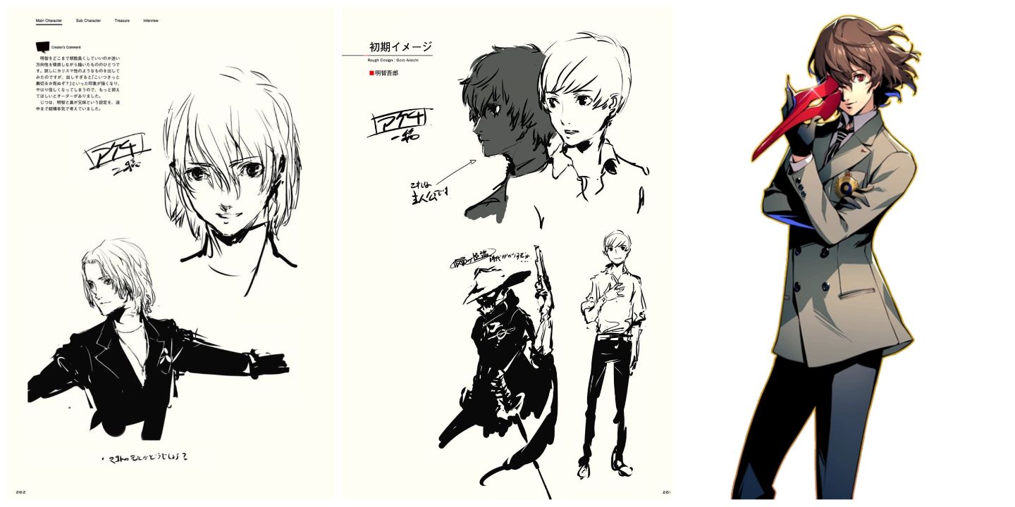 Every Phantom Thief's Concept Art Vs. Their Final Form In Persona 5: Royal