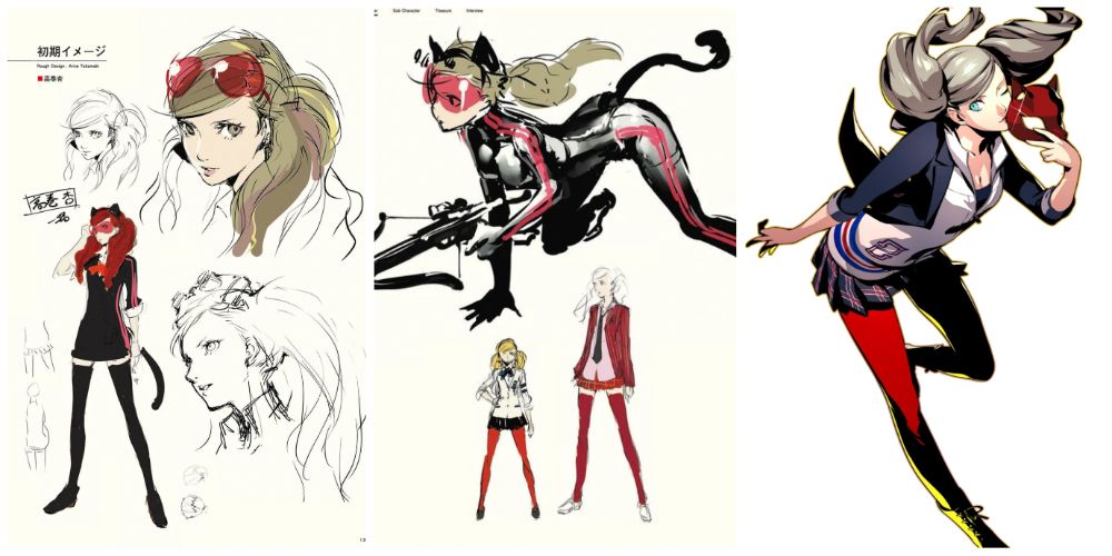 Every Phantom Thief's Concept Art Vs. Their Final Form In Persona 5: Royal