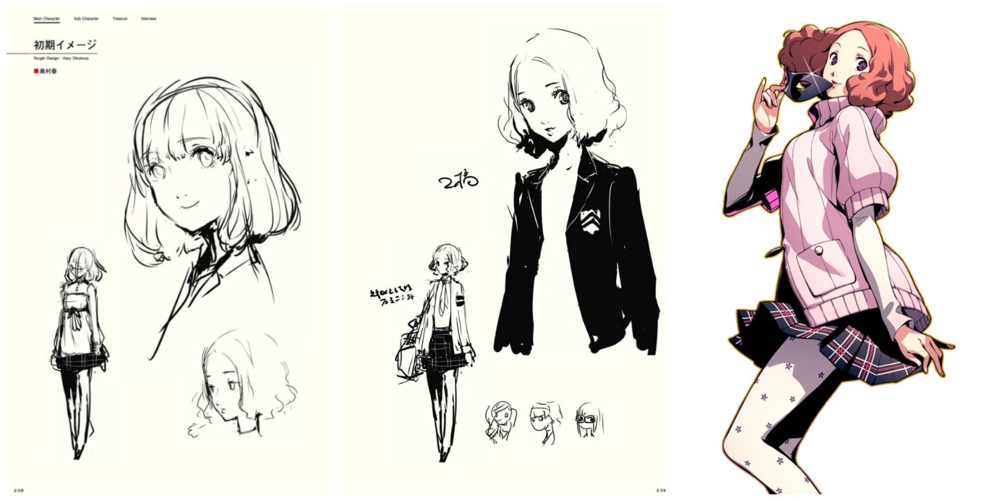 Every Phantom Thief's Concept Art Vs. Their Final Form In Persona 5: Royal