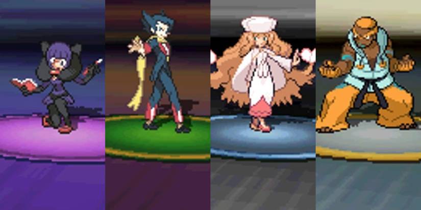 Pokemon: Every Elite Four Challenge, Ranked According To Difficulty