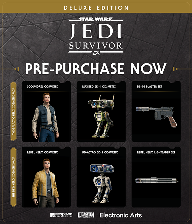 Star Wars Jedi: Survivor Pre-Order Bonus Confirms Blasters