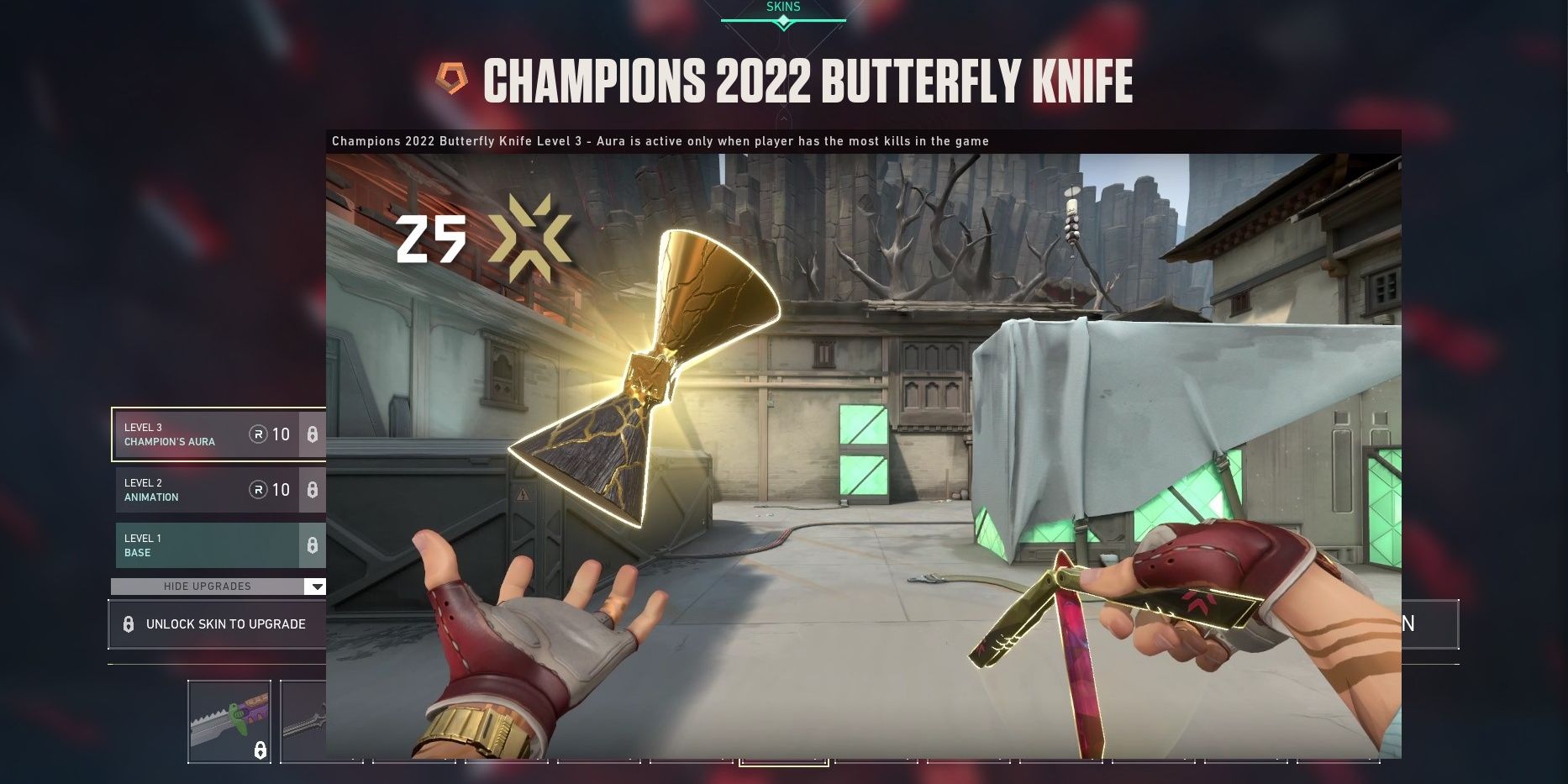 The Best Knife Skins In Valorant Ranked