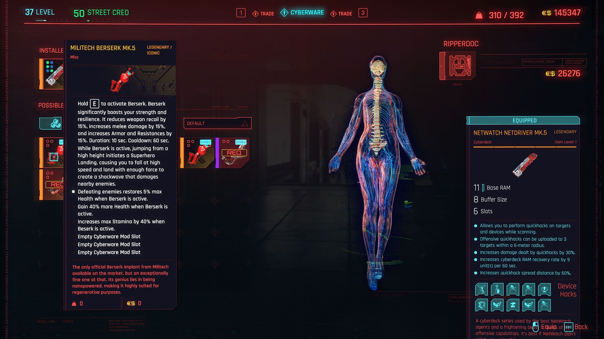 How To Build Rebecca In Cyberpunk 2077