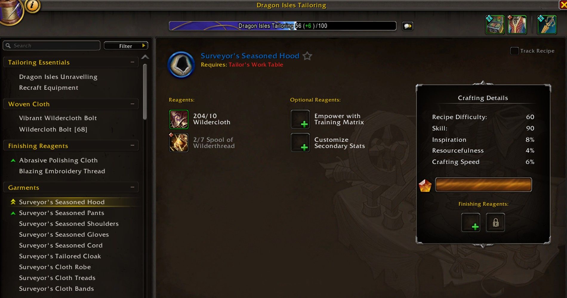 How To Level Tailoring In WoW: Dragonflight