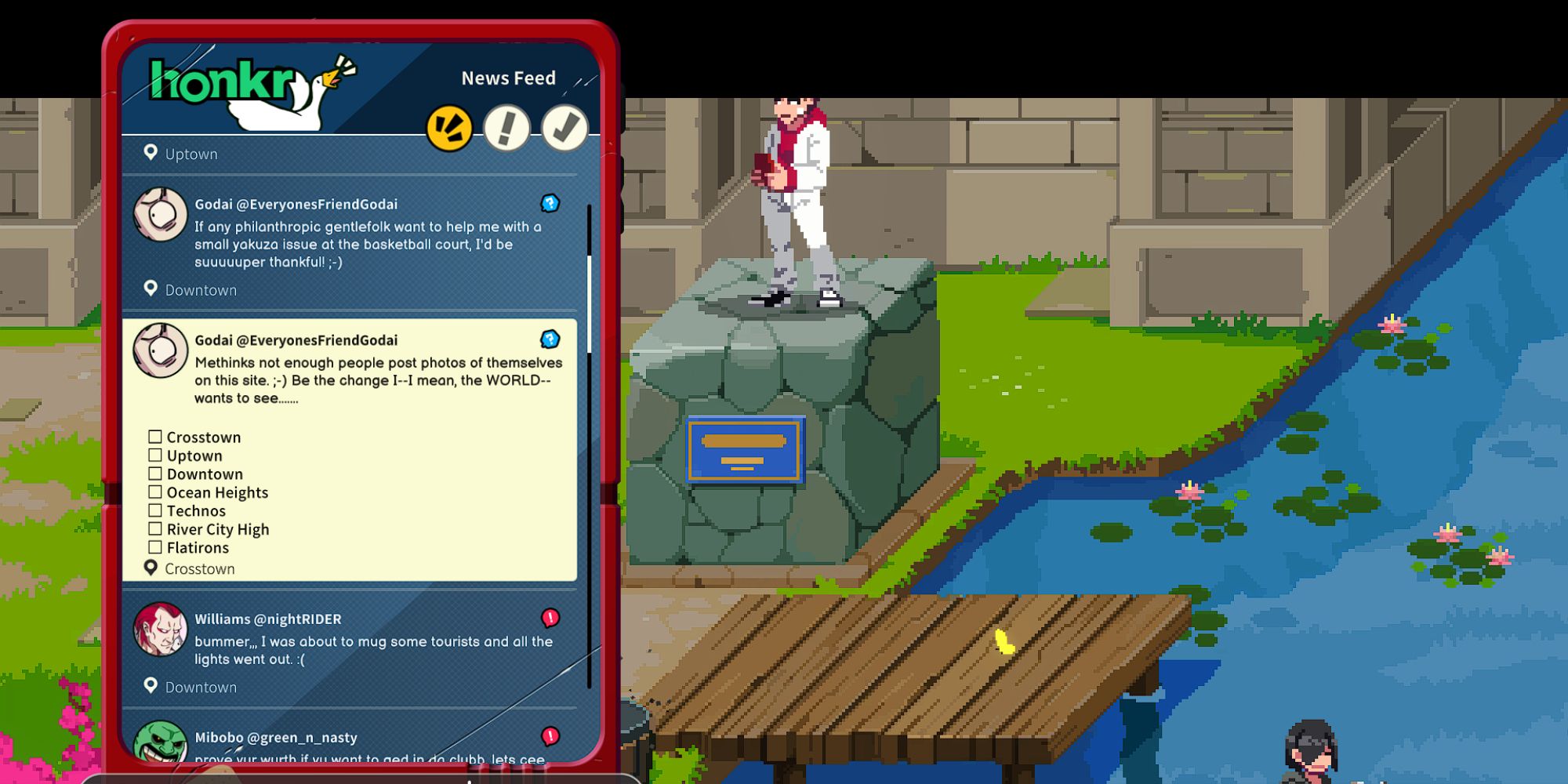 River City Girls 2: All Selfie Locations