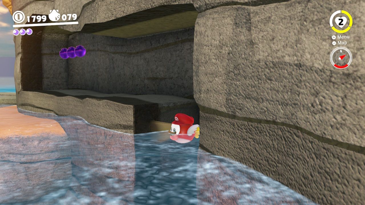 How To Find Every Seaside Kingdom Purple Coin In Super Mario Odyssey